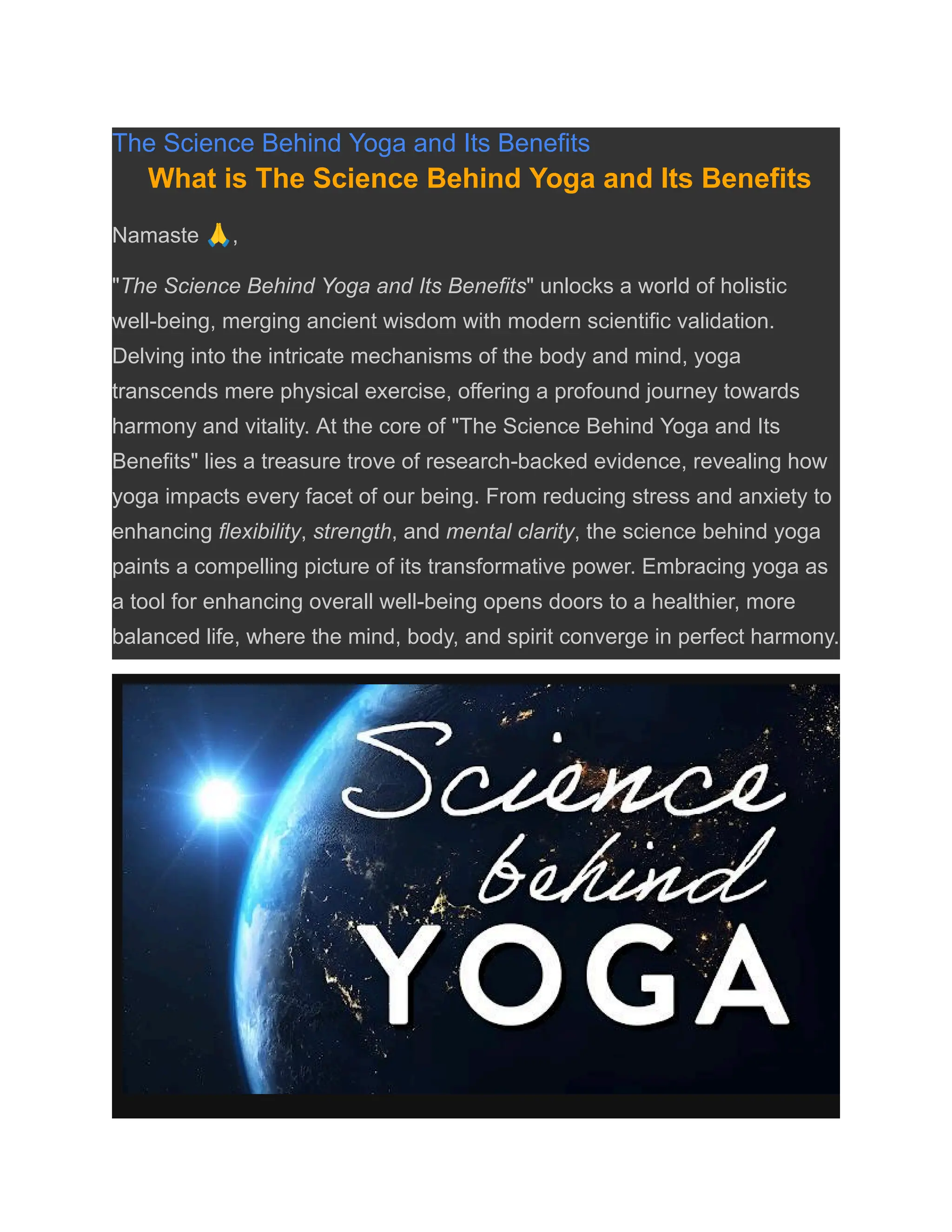 The Science Behind Yoga and Its Benefits.pdf