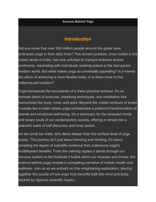The Science Behind Yoga and Its Benefits.pdf