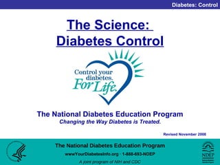 The Science Diabetes Control | PPT | Diabetes | Diseases and Conditions