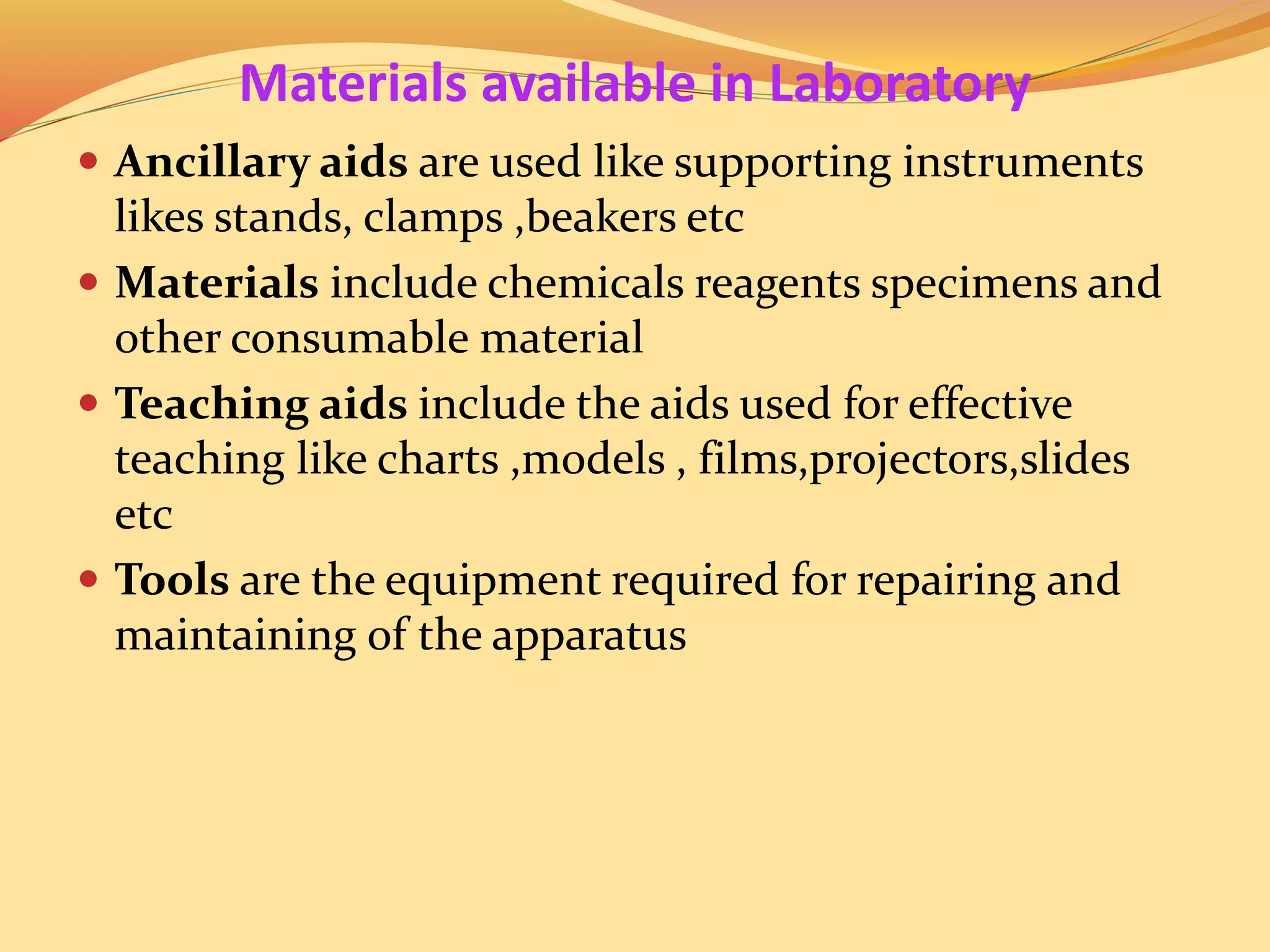 The science laboratory welcome (2) | PPTX