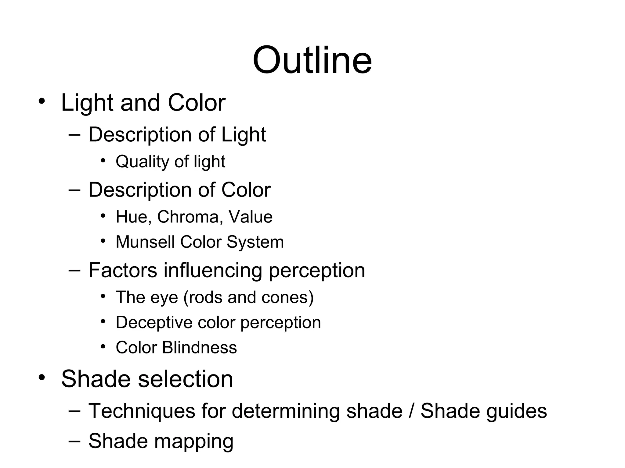 The science of color, light and shade | PPT