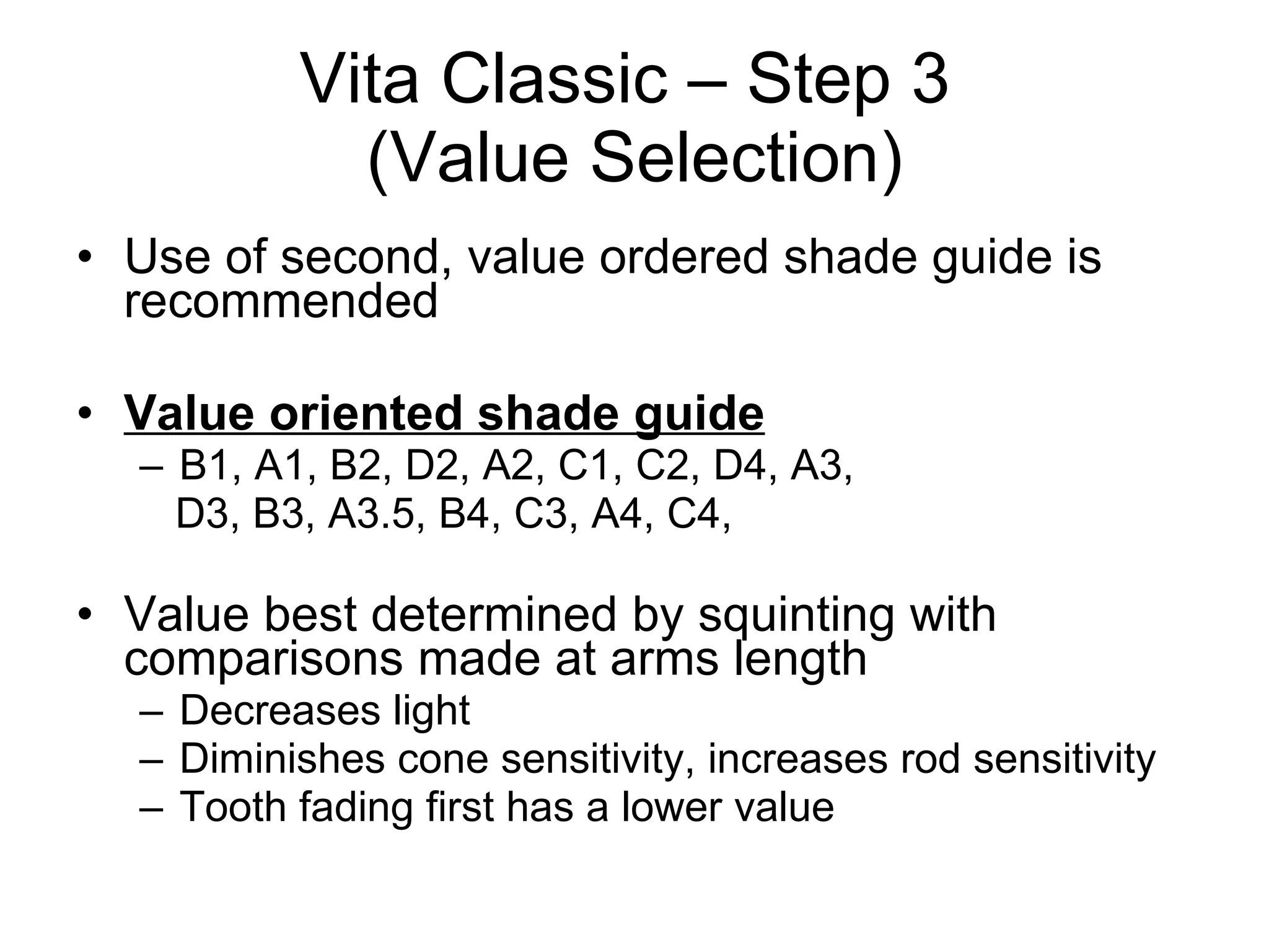 Shade Selection techniques 1 | PPT