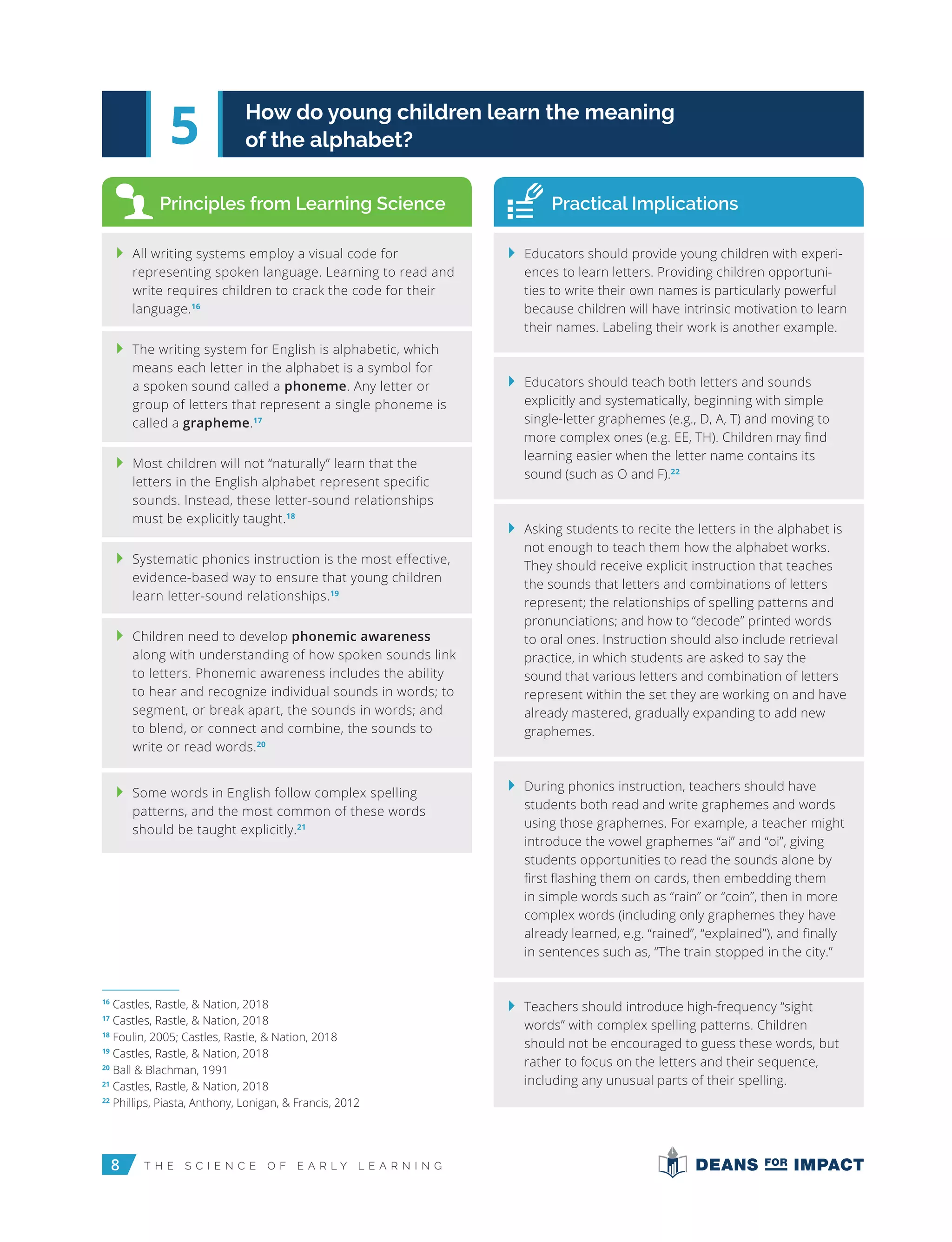 The Science of Early Learning | PDF