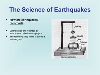 The Science Of Earthquakes | PPT