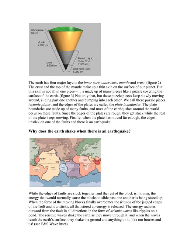 The science of earthquakes | PDF