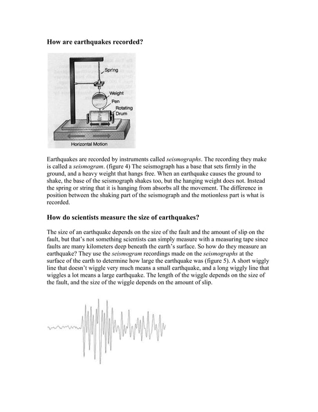 The science of earthquakes | PDF