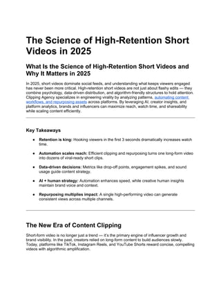 The Science of High-Retention Short Videos in 2025.docx