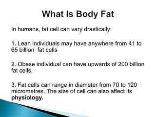 The Science of How We Burn Fat and Metabolism | PPTX