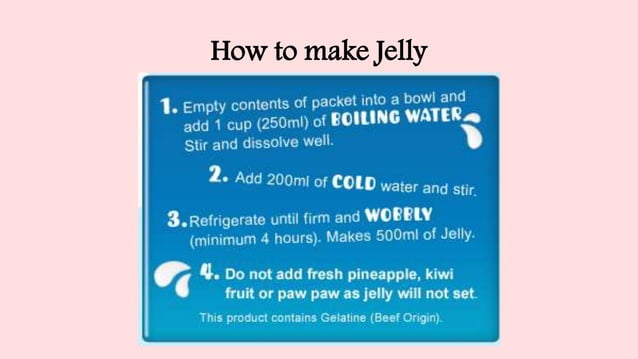 The science of jelly | PPTX | Chemistry | Science