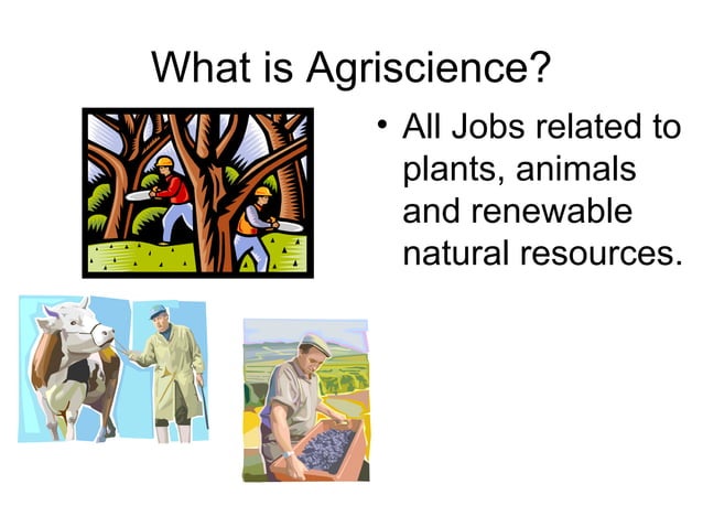 The Science Of Living Things | PPT | Agriculture | Industries