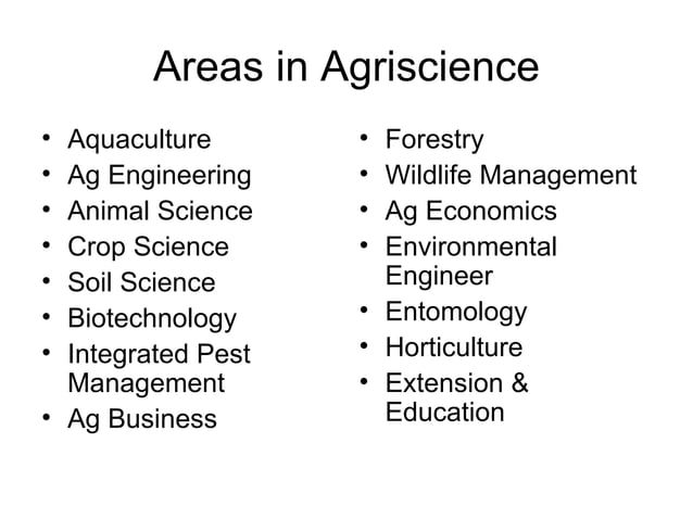 The Science Of Living Things | PPT | Agriculture | Industries