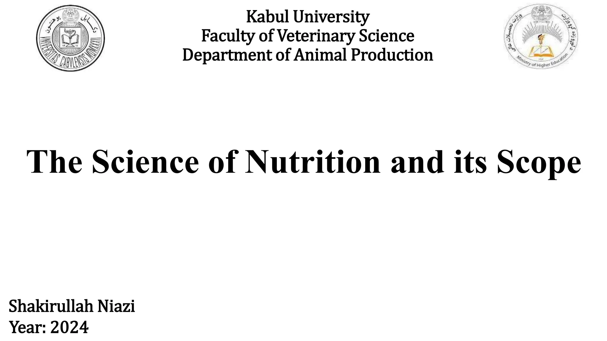The Science of Nutrition and its Scope.pptx