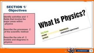 The science of Physics.pptx Hmh chapter 1 sec1 | PPTX