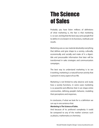 The Science Of Sales | PDF