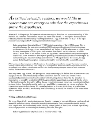 The science of scientific writing (1) | PDF