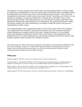 The science of scientific writing (1) | PDF