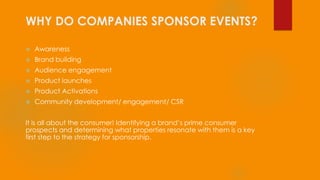 The Science of Sponsoring Lifestyle Events | PDF | Awards Shows | Events