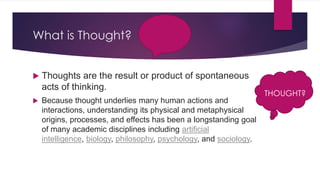 The science of thought | PPT