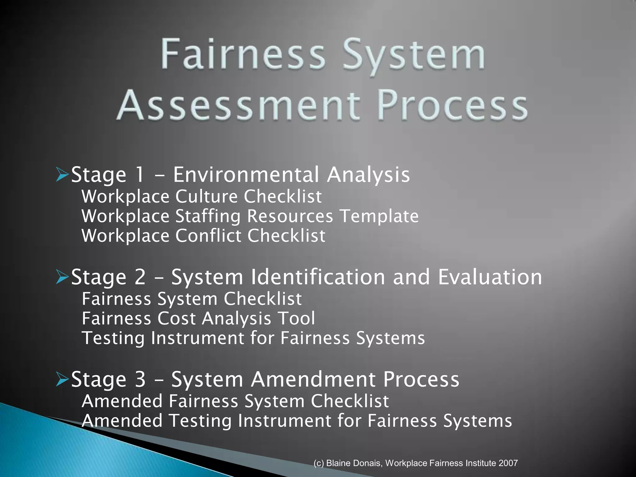 The science of workplace fairness | PPTX