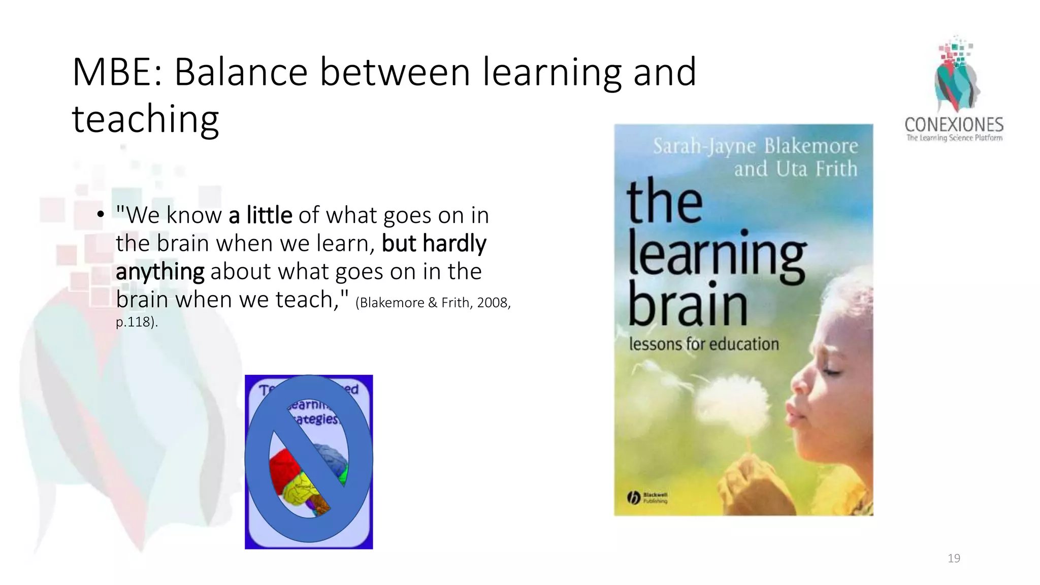 The Scientifically Substantiated Art of Teaching MBHE Principles and ...
