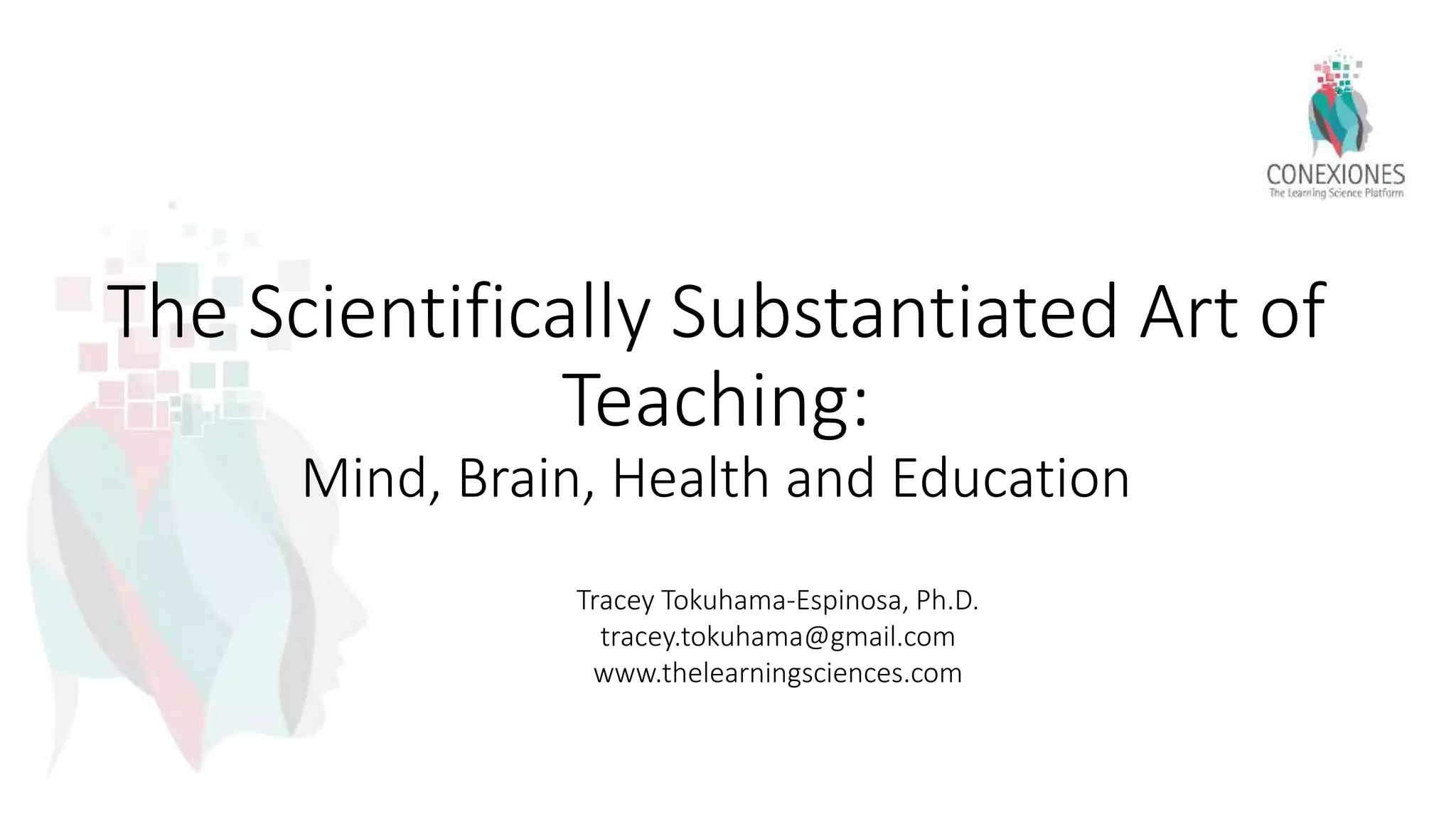 The Scientifically Substantiated Art of Teaching MBHE Principles and ...