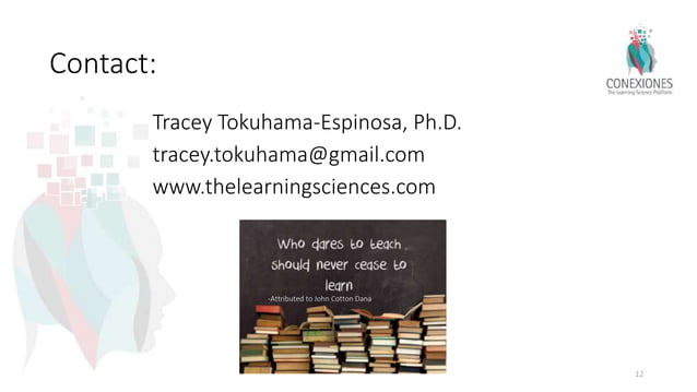 The Scientifically Substantiated Art of Teaching MBHE Principles and ...