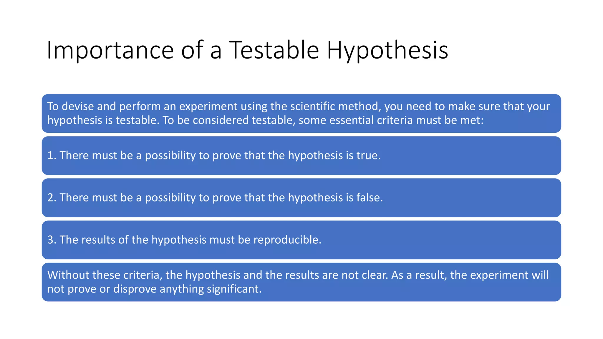 The scientific investigation | PPTX