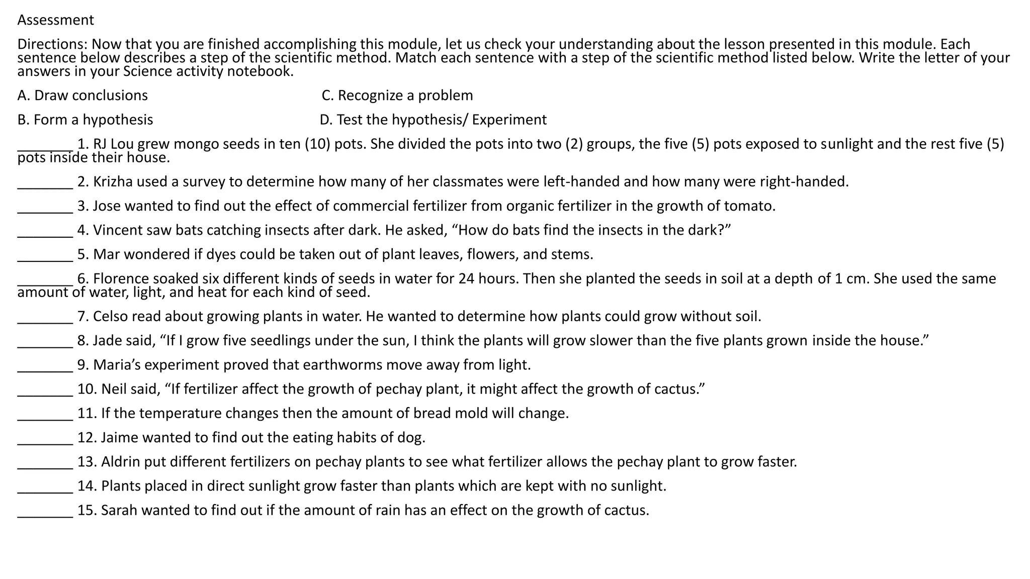 The scientific investigation | PPTX