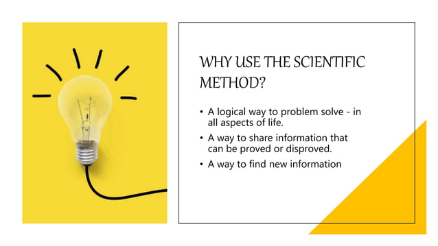 The scientific investigation | PPTX