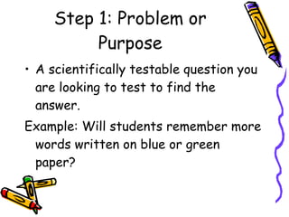 The Scientific Method | PPT