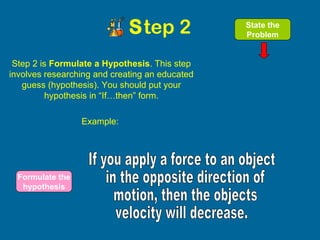 The scientific method | PPT