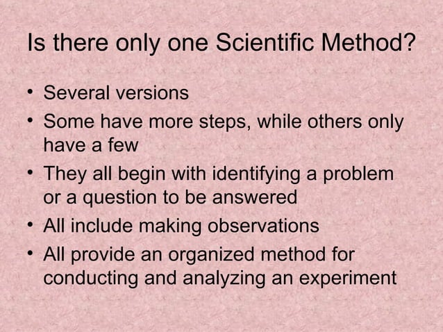 The Scientific Method | PPT