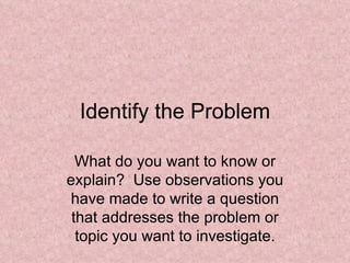 The Scientific Method | PPT