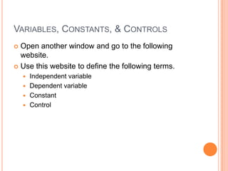 The Scientific Method | PPT