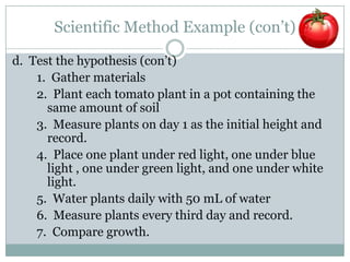 The scientific method academy | PPT