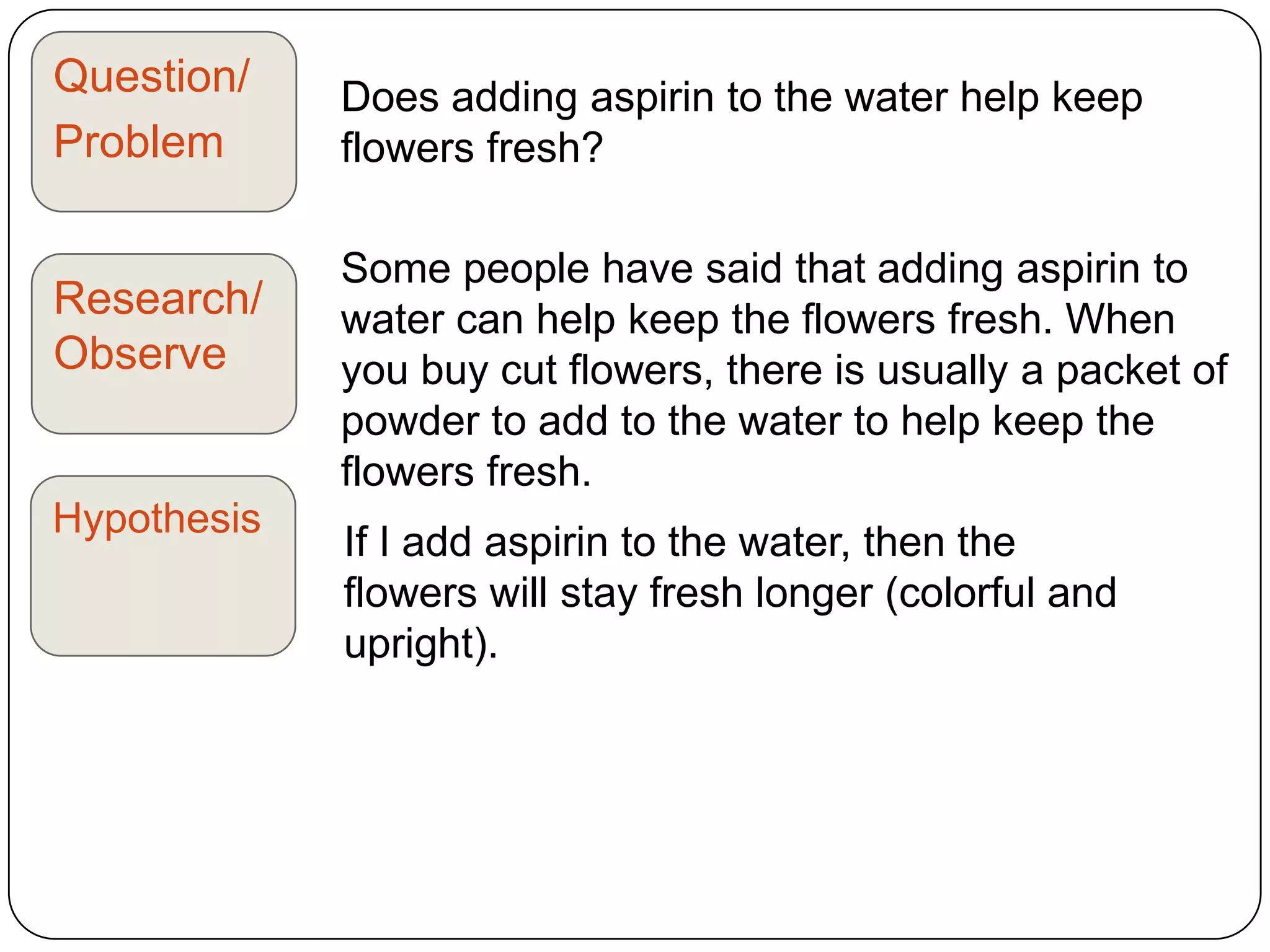 The scientific method gr 6 | PPTX
