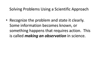 The Scientific Method Power Point | PPTX