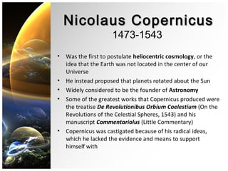 The scientific revolution | PPT