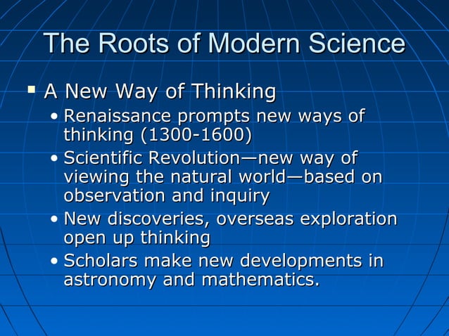 The scientific revolution | PPT