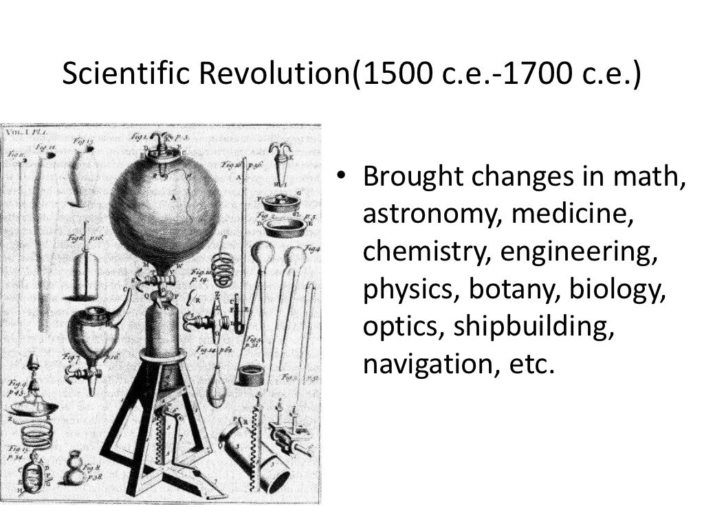 The scientific revolution 1500 to 1700