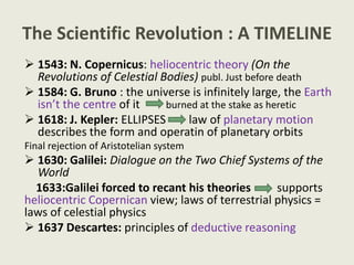 The scientific revolution ppt | PPTX