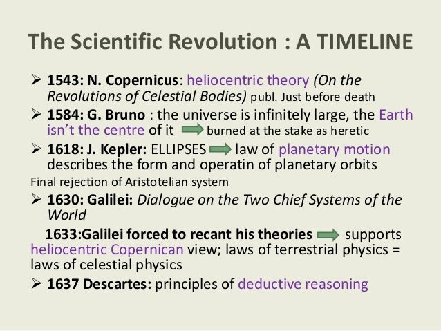 The scientific revolution ppt