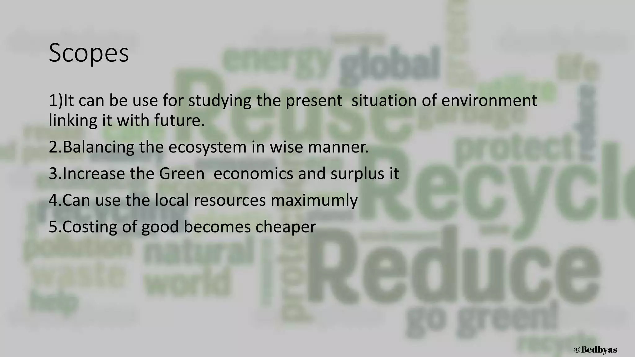 The scope and characteristics of people friendly and eco-friendly | PPTX