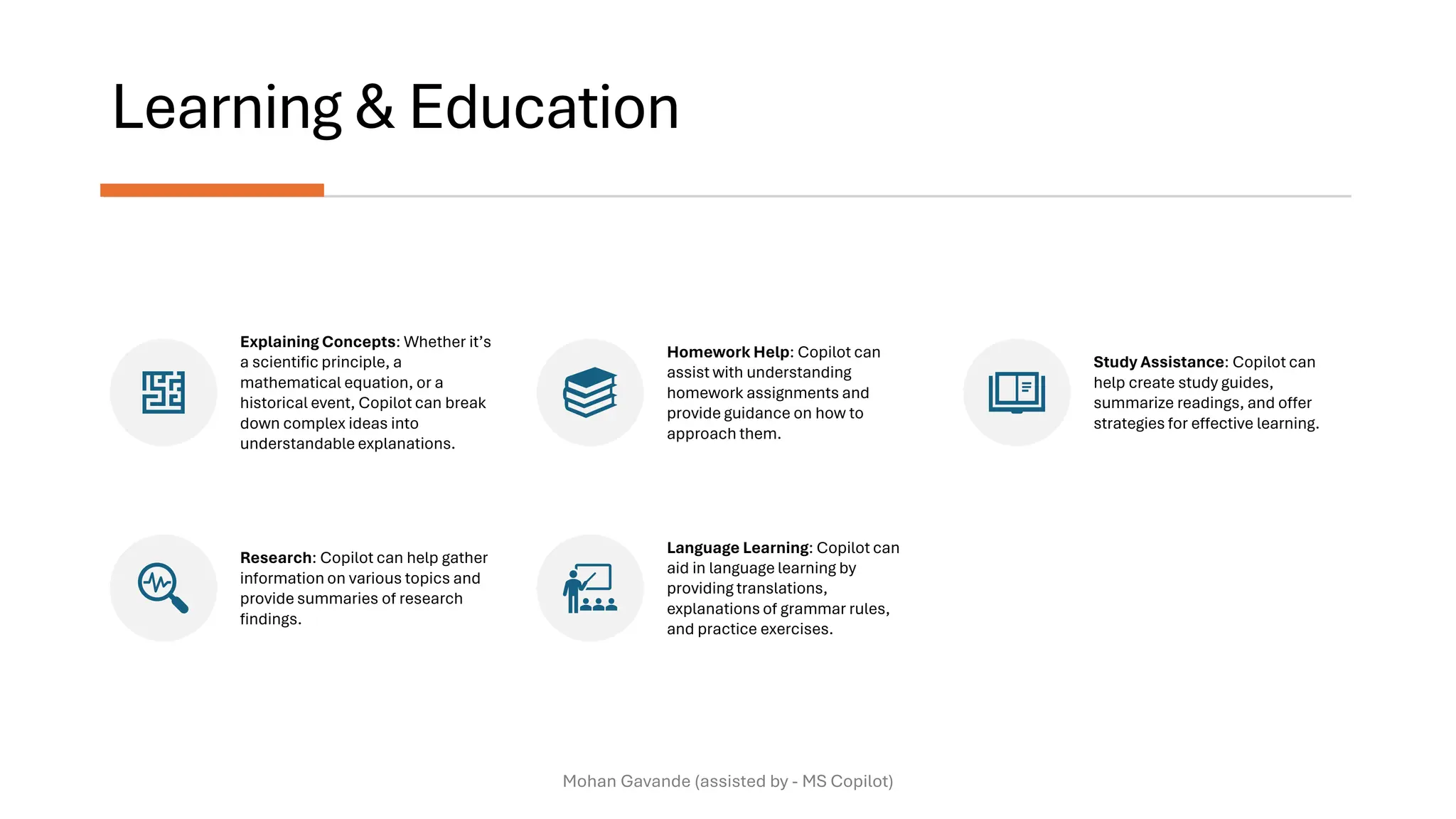 The Scope of AI Assistance - An Overview of AI Assitance capabilities ...