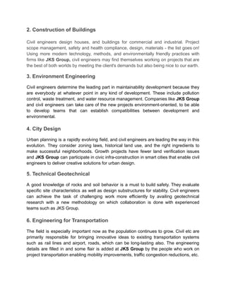 The Scope of Civil Engineering Opportunities and Innovations | PDF