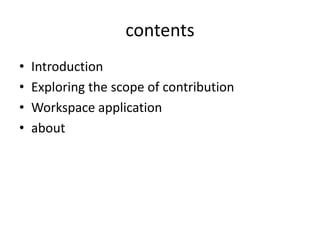 The scope of contribution | PPT