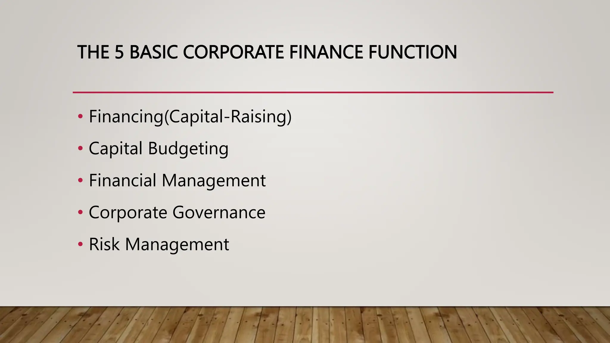 The Scope of Financial Management lecture note | PPTX