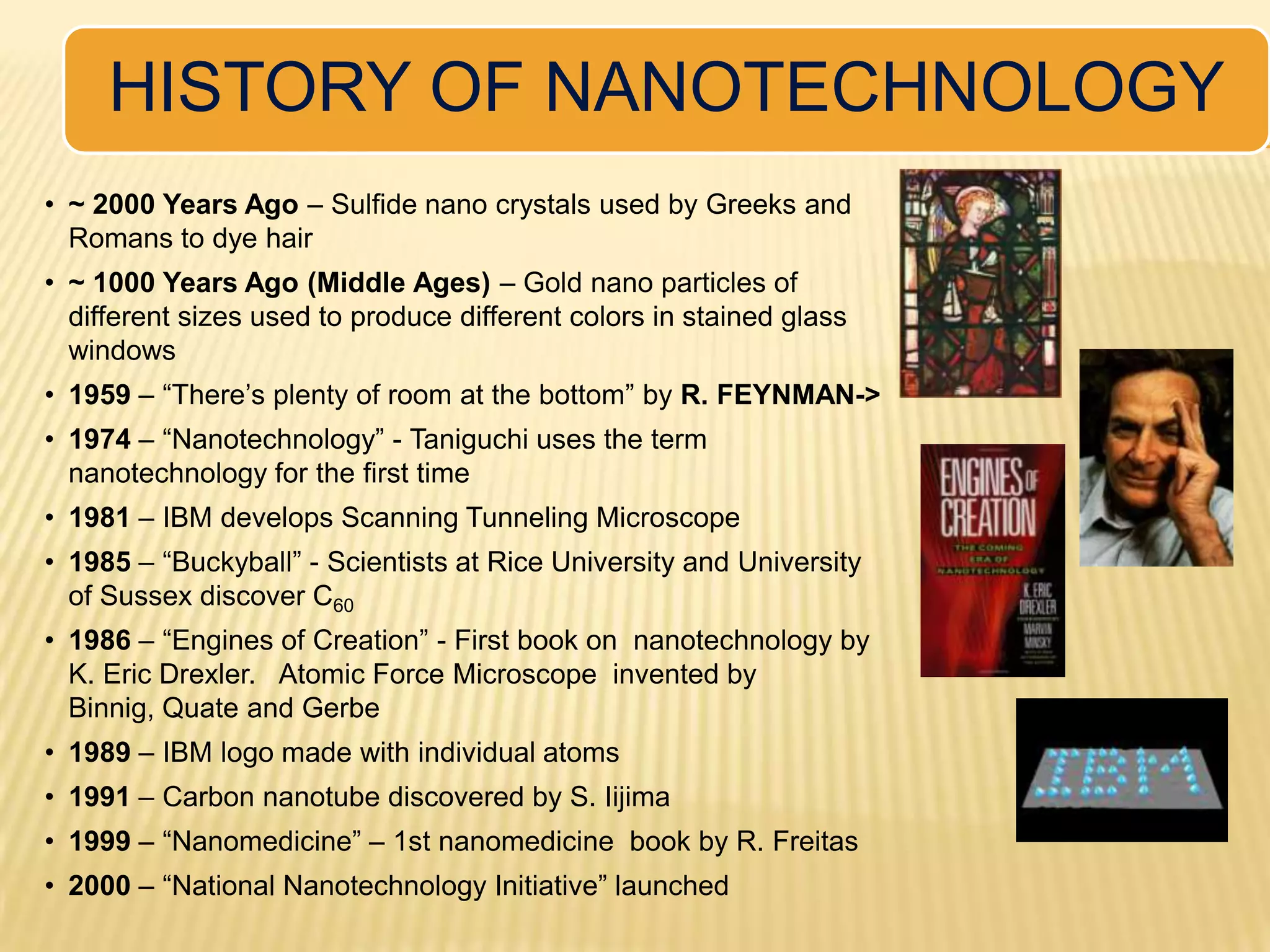 The scope of nanotechnology | PPTX