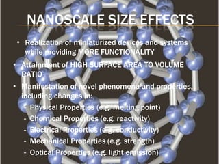 The scope of nanotechnology | PPTX