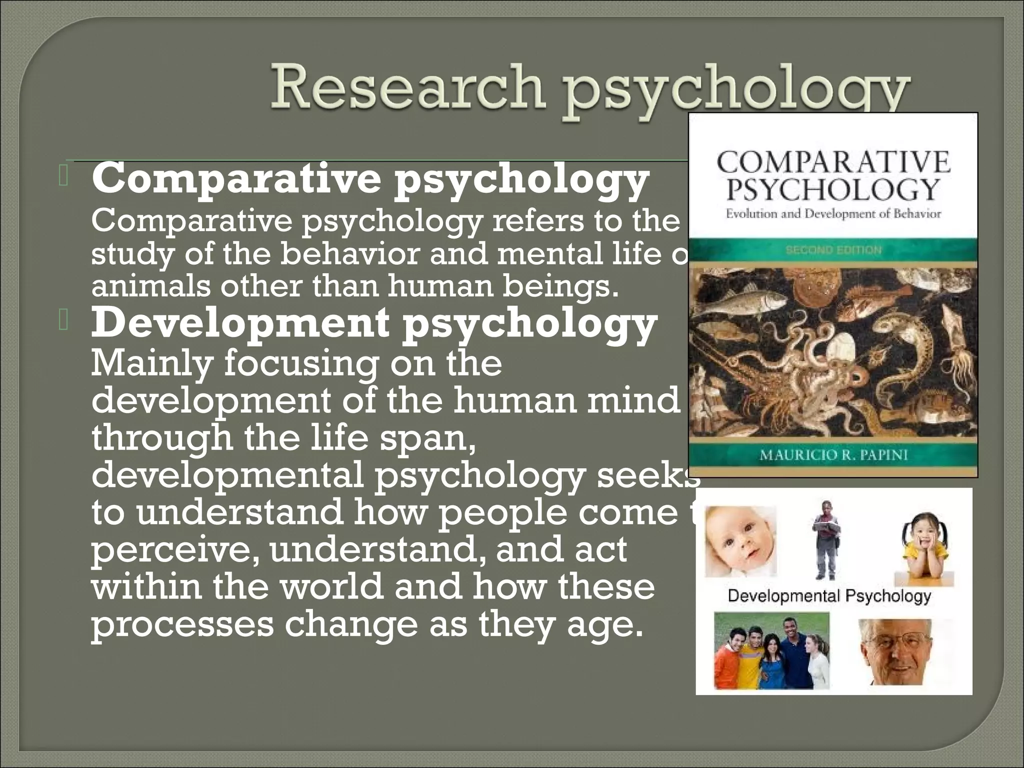 The scope of psychology | PPT